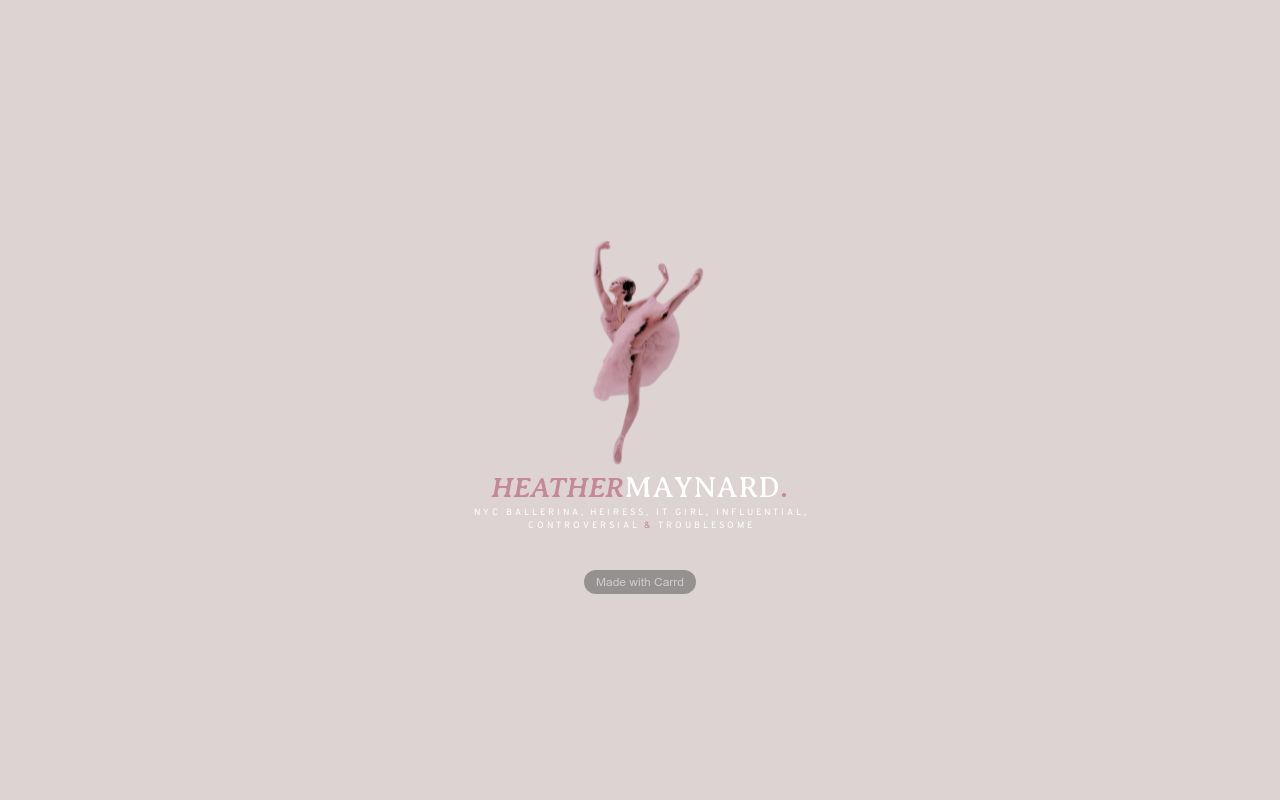 Heather Maynard;